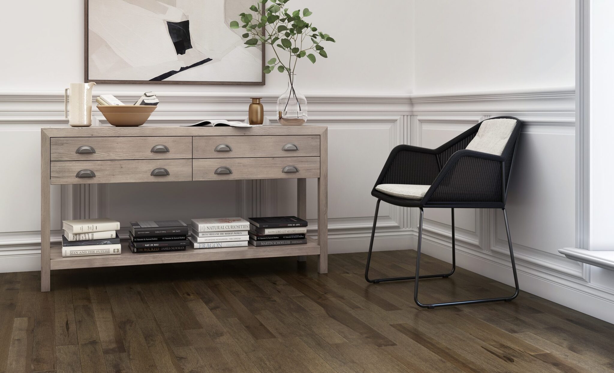 Mercier Pro Concrete Grey Hard Maple Solid Width: 4-1/4" Thickness: 3/4 ...