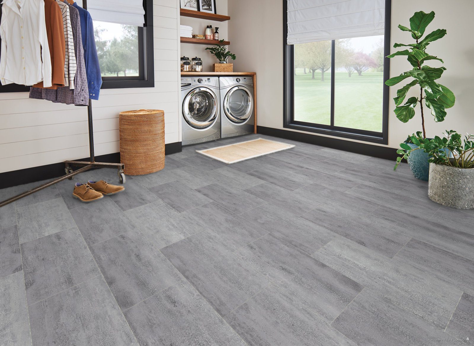 Alterna Tile Grain Direction Earth Flax Engineered Tile Width: 12 ...