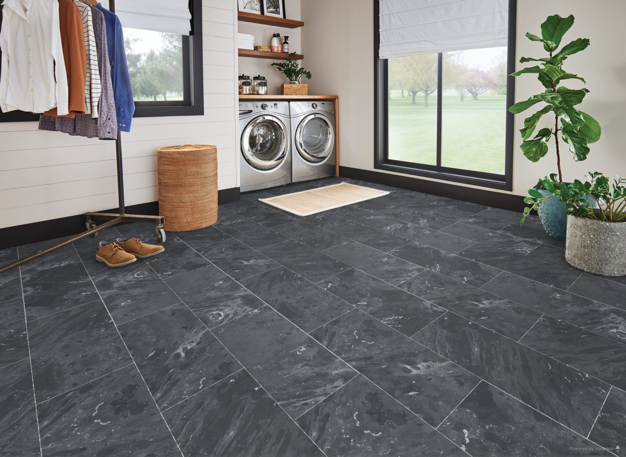 Alterna Tile Curvatures Dynamic Grey Engineered Tile Width: 12" Length ...