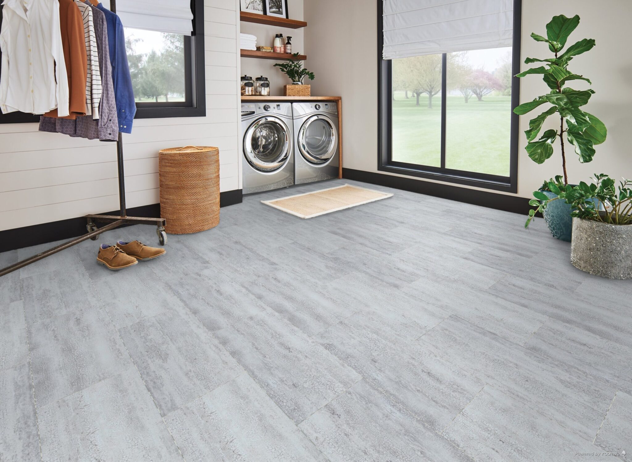 Alterna Tile Grain Direction Mountain Fog Engineered Tile Width: 12 ...