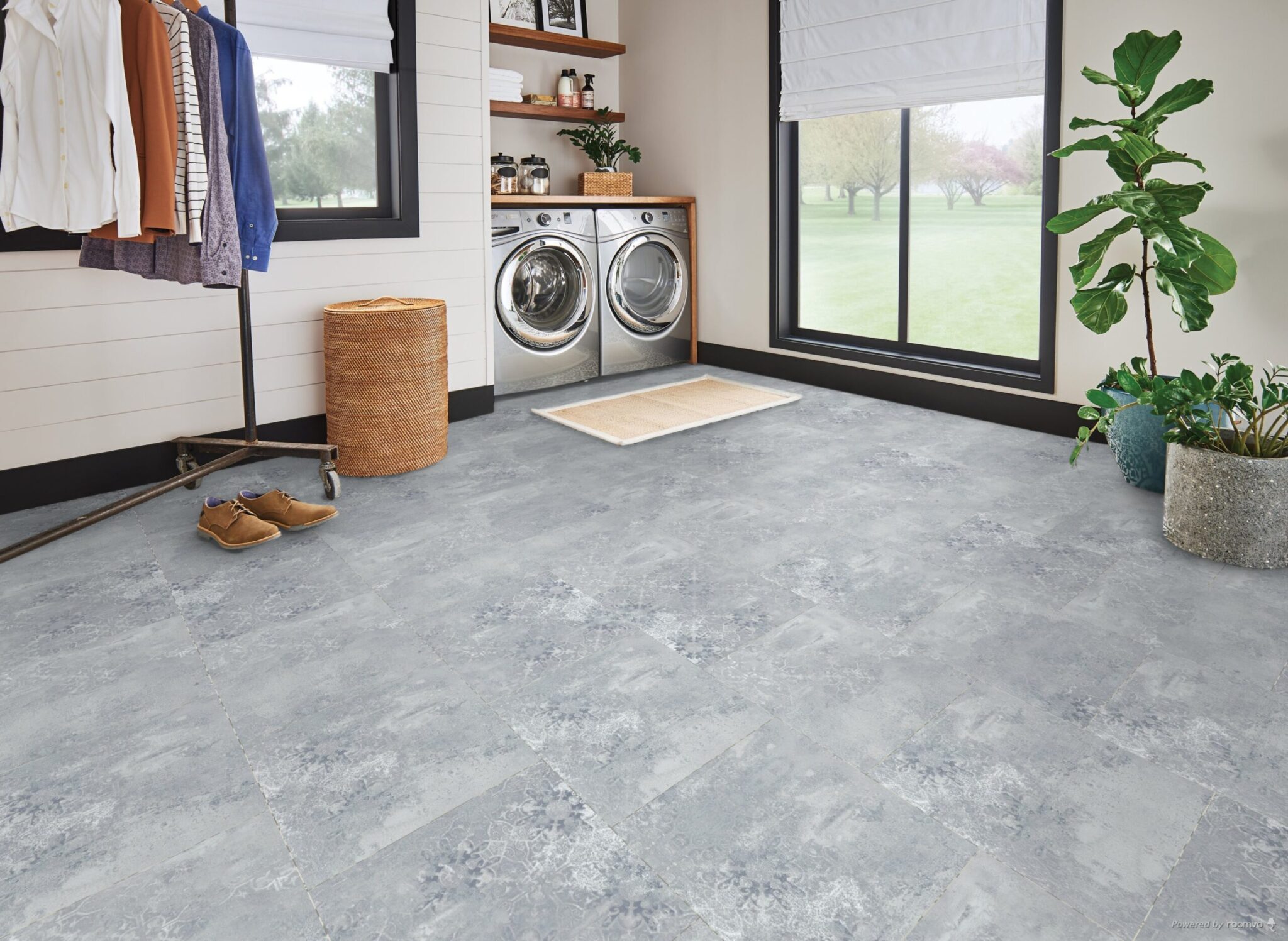 Alterna Tile Lost Empire Spiritual Grey Engineered Tile Width: 16 ...